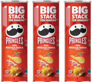 Pringles Desi Masala Tadka Potato Chips, Crispy Snack Chips Price in ...