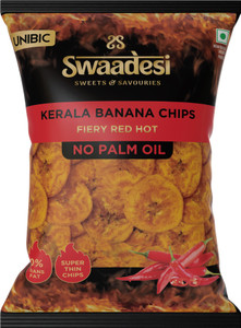 UNIBIC Kerala Banana Chips Fiery Hot - No Palm Oil Chips Price in India ...