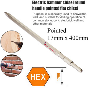 MALFAH ENTERPRISES Chisel Pointed Hex 17x400 Maf Hammer Drill ...