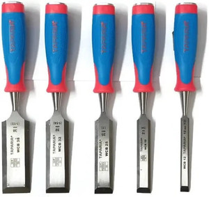 TAPARIA WOOD WORKING BEVELED EDGE CHISELS SET WCBS5 Bevel Chisel Set ...