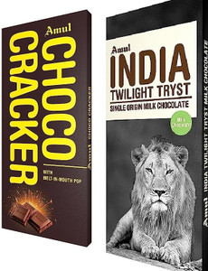 Amul Choco Cracker Chocolate & Single Origin Milk Chocolate, Bars Price ...
