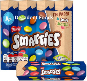 Decadent Foods Nestles Smarties 4 Tube | Milk Chocolate with Crips ...