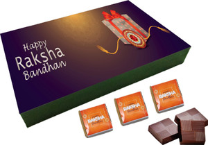 RUN TOY HAPPY RAKSHA BANDHAN(78), 12pcs Chocolate Gift Box, (12 Cavity ...