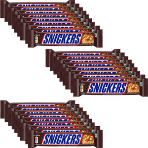 SNICKERS Peanut Filled Chocolate, Loaded with Nougat & Caramel Bars ...