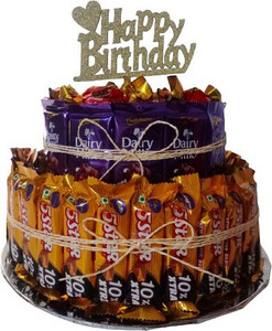 Cadbury Dairy Milk, 5 star and Milk chocolate with cake topper Bars ...