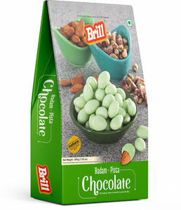 BRILL Almond-Pista Chocolate 200 g Bites Price in India - Buy BRILL ...