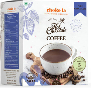 Choko La Coffee Flavor Drinking Chocolate Powder, Hot & Cold Chocolate ...