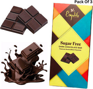 Expelite Premium Dark Sugar Free Chocolate Bar Combo | 35 Grams Each ...
