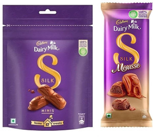 Cadbury Silk Chocolate & Silk Mousse Bars Price in India - Buy Cadbury ...