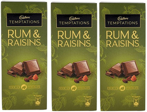 Cadbury Temptation Rum and Raisin Chocolate Bars Price in India - Buy ...