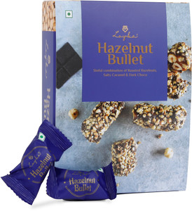loyka Hazelnut Bullet 14 Pieces Box- Salty Caramel, Roasted Hazelnut ...