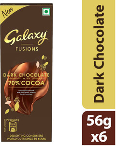 GALAXY Fusions Dark Chocolate with 70% Cocoa Bars Price in India - Buy ...