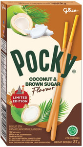 Pocky Glico Coconut & Brown Sugar Flavour Biscuit Sticks Bars Price in ...