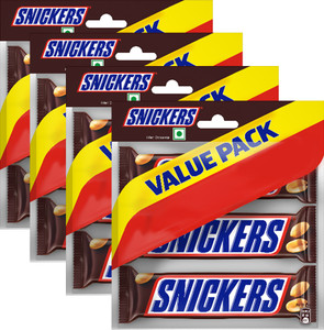 Snickers Value Pack Peanut Filled Chocolates Bars, Loaded with Nougat ...
