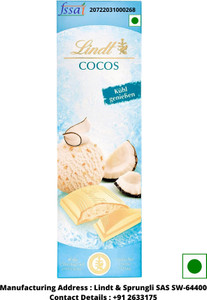 LINDT COCOS Tender Coconut White Chocolate (LIMITED EDITION) (IMPORTED ...