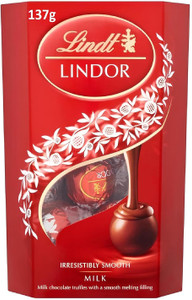 LINDT Lindor Milk Chocolates | Smooth Melting Filling (Gift Box ...