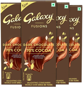 GALAXY Fusions Dark With 70% Cocoa Chocolate Bar Bars Price in India ...