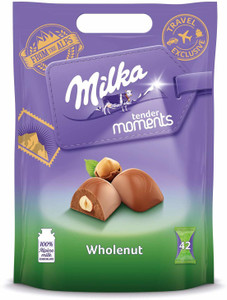 milka Tender Moments Wholenut Pouch, 405gm Bars Price in India - Buy ...