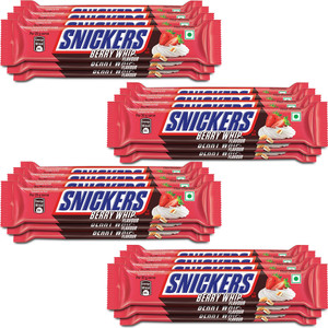 SNICKERS Berry Whip Peanuts, Nougat & Caramel Chocolate Bars Price in ...