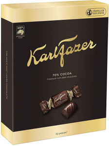 Karl Fazer 70% Premium Rich Dark Chocalate 250gm Box Bars Price in ...