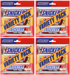 SNICKERS Chocolate , Loaded with Nougat & Caramel, Variety Pack Bars ...