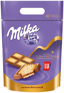 milka Lu Alpine Milk Chocolate With Biscuit on The Surface Bites Price ...
