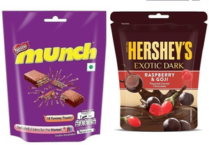 NESTLE Munch Chocolate & Exotic Dark Raspberry & Goji Bars Price in ...