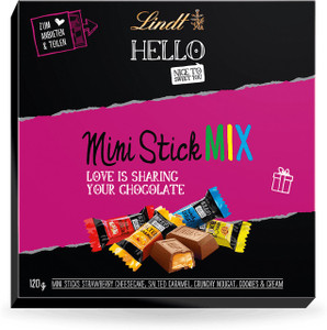 LINDT Hello Mini Stick Mix Variety Pack Bars Price in India - Buy LINDT ...