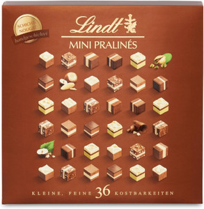 LINDT Mini Pralines Layered Nougat | A Delightful Collection Of Dark ...