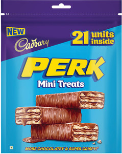 Cadbury Perk Mini Treats Chocolate Coated Wafers Bars Price in India ...