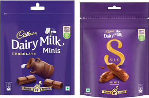 Cadbury DAIRY MILK MINIS & Silk Chocolate Bars Price in India - Buy ...