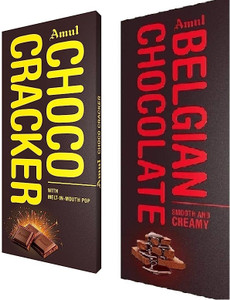 Amul Choco Cracker Chocolate & Belgian Chocolate Bars Price in India ...