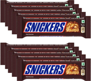 SNICKERS Peanut Filled Chocolate, Loaded with Nougat & Caramel Bars ...