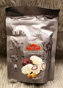 Carrefour Almond Dates Coated with White Chocolate Bites Price in India ...