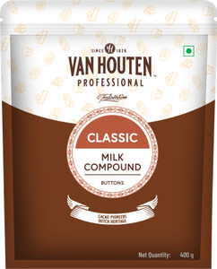 Van Houten Professional (VHP) Milk Compound Buttons - 400 g | Ideal for ...