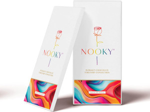 Nooky Premium Decadent Dark Chocolate for LGBTQ for Mood-Enhancing Bars ...