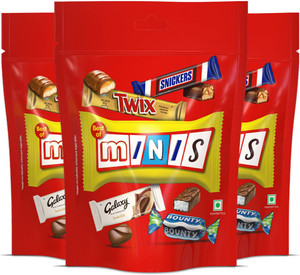 SNICKERS Best of Minis Assorted Chocolate Pack Bars Price in India ...