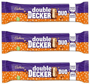Cadbury Double Decker Duo Crunchy Cereal Filling Bar Each 74.6g Pack Of ...