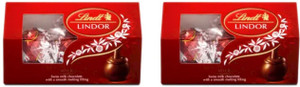 LINDT Lindor Trio Milk Chocolate Pack of 2 Truffles Price in India ...