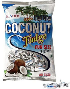 Glacier Coconut Fudge Fun Size Toffee| Real Nariyal Taste Fudges Price ...