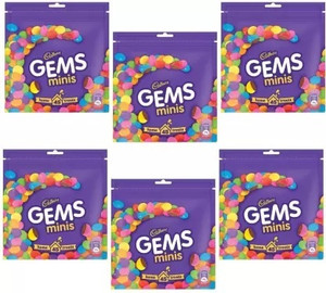 Cadbury Gems Minis 142 G Set Of 6 Bars Bars Price in India - Buy ...
