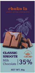 Choko La 35% Classic Smooth Bar | Milk Chocolate Bar | Chocolate Gift ...