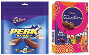 Cadbury Perk Chocolate 138GM & Celebration 62g Rakhi for chocolate Gift ...
