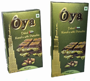 Oya Dubai Premium Kunafa and Pistachios Combos 80gm and 200gm (Pack of ...