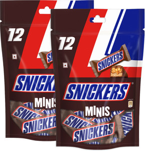 SNICKERS Minis Peanut Chocolate , Loaded with Nougat & Caramel Bites ...