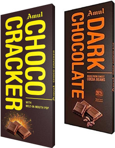 Amul Choco Cracker Chocolate, & Dark Chocolate Bars Price in India ...
