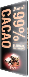 Amul 99% CACAO ULTIMATE DARK CHOCOLATE SUPER DELICIOUS Bars Price in ...
