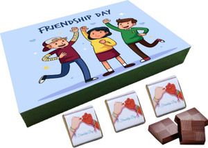 RUN TOY HAPPY FRIENDSHIP DAY(10), 12pcs Chocolate Gift Box, (12 Cavity ...
