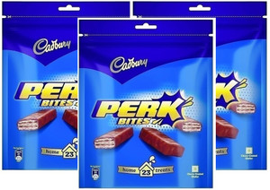 Cadbury PERK BITES 138G. GM pack of3 Bars Price in India - Buy Cadbury ...