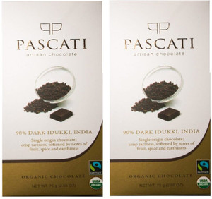 Pascati 90% Single Origin Idukki Kerala Dark, USDA Organic Chocolate ...
